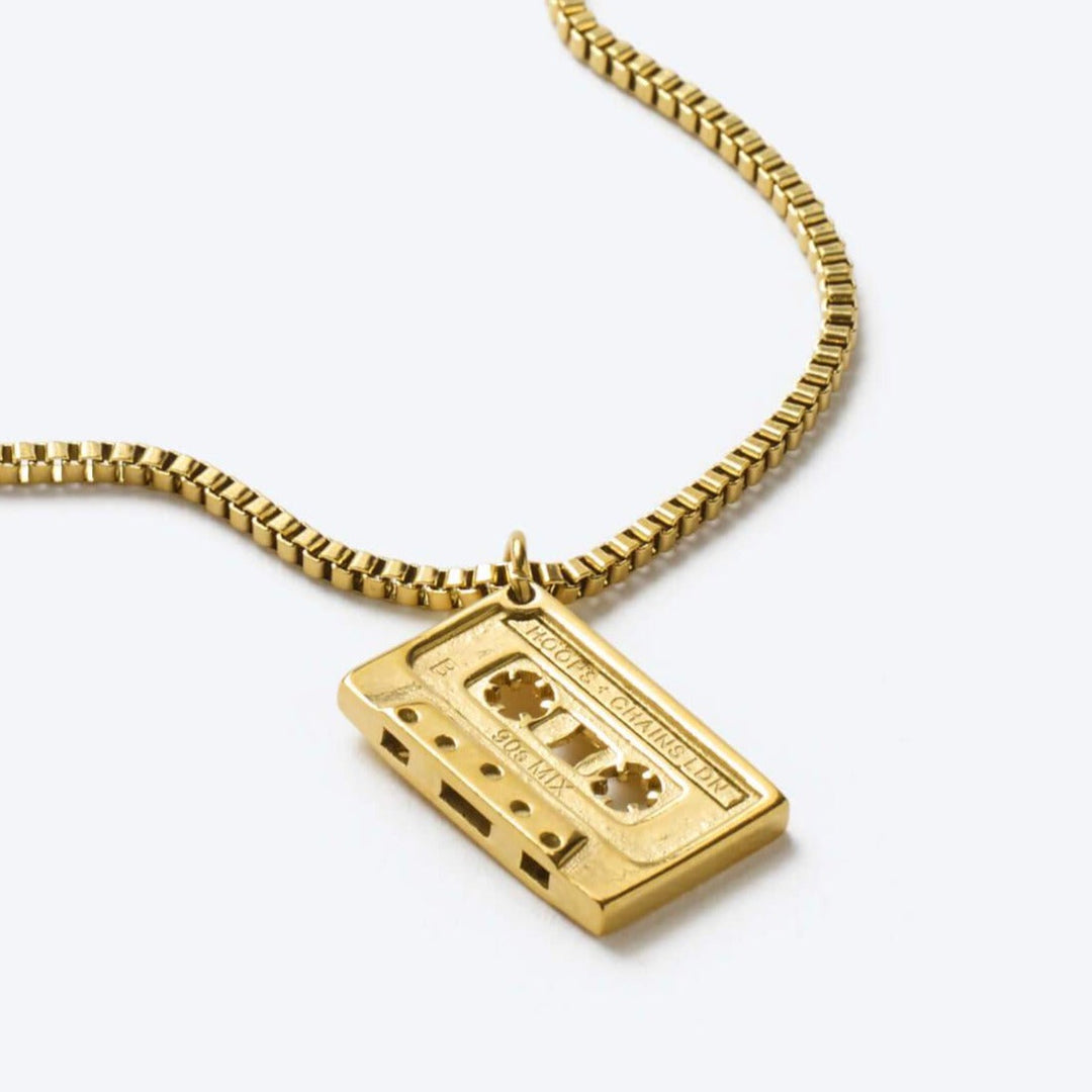 90's Mix Tape Pendant Chain – Hoops + Chains EU